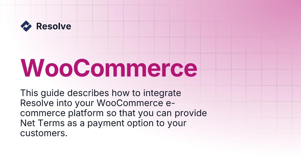 WooCommerce | Resolve